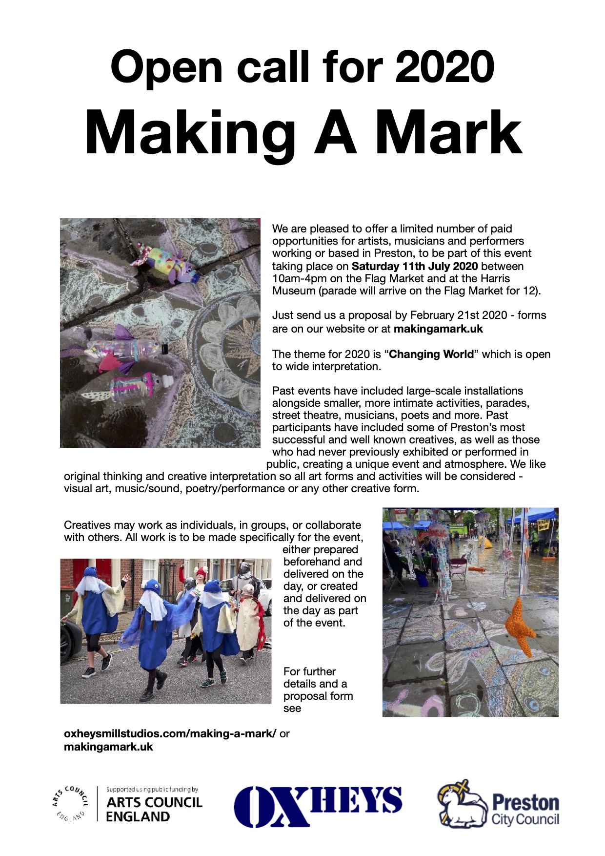Open call: Making A Mark 2020